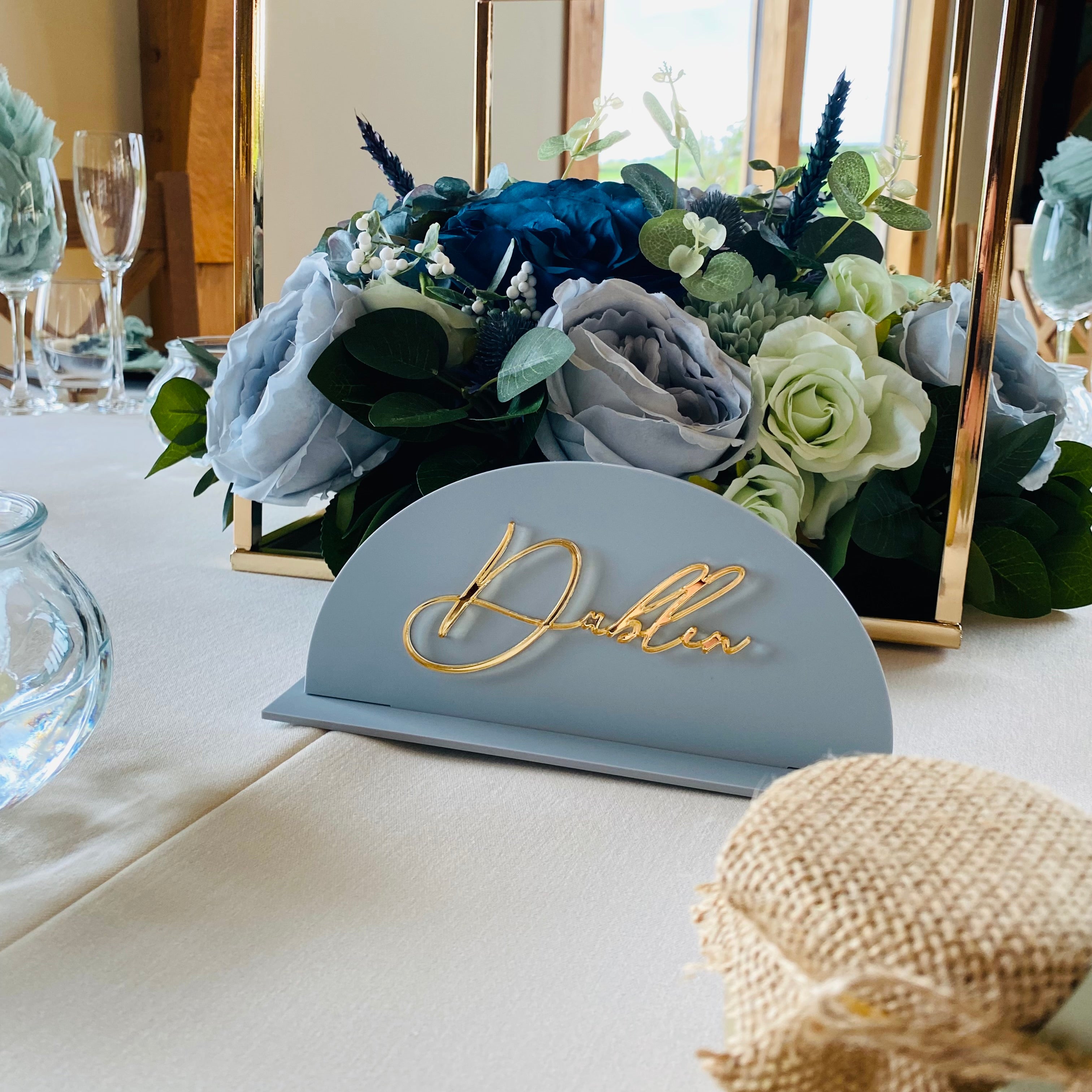 Acrylic Table Names or Numbers – Say it with Print